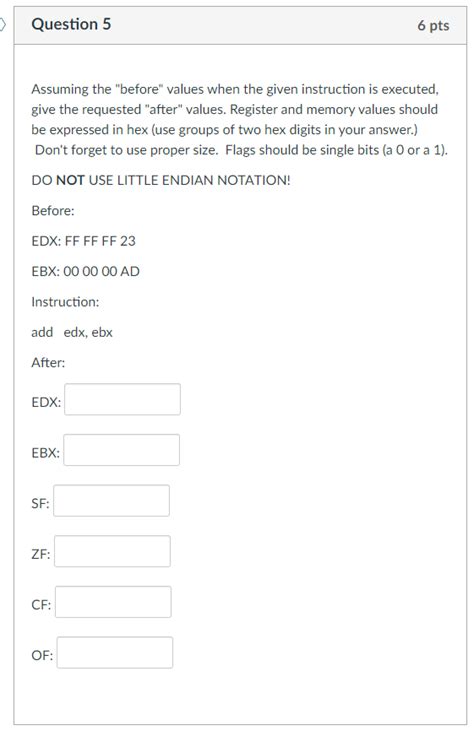 Solved Assuming The Before Values When The Given