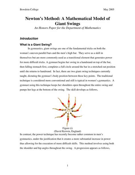 Pdf Newtons Method A Mathematical Model Of Giant · Pdf File · 2014 01 08bowdoin College May