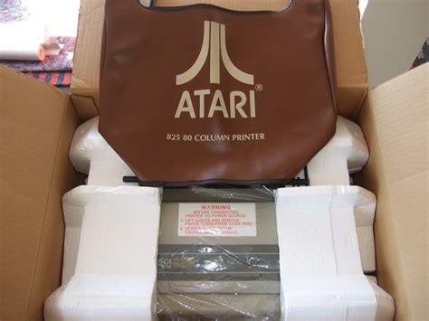For Sale Atari 825 80 Column Printer And Atari 825 Dust Cover New Old
