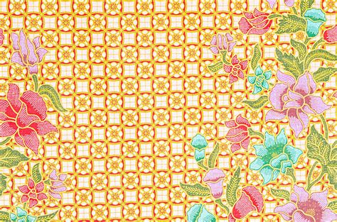 The Beautiful Of Art Malaysian Batik Pattern Beautiful Handmade Retro