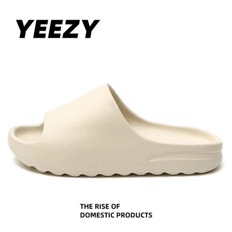 Ww Pvc Yeezy Slide Kanye รองเท้าแตะลําลอง สําหรับผู้ชาย และผู้หญิงpvcขอแนะนำให้ซื้อขนาดใหญ่ขึ้น