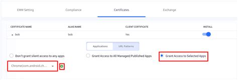 Certificate Management For Android Devices