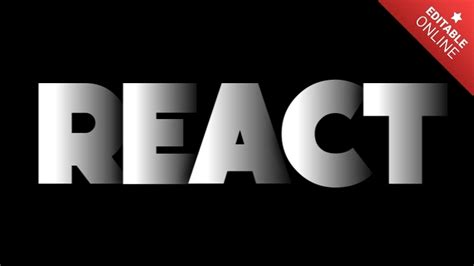 React Layered Text Effect Generator