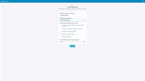How Wordpress Onboards New Users User Onboarding