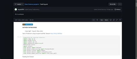 tayyab khan on linkedin task2 gripnovember21 gripdec21 gripdecember21 thesparksfoundation…