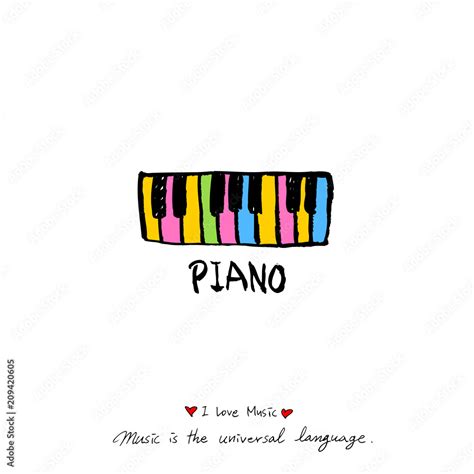 Vetor De 음악회 포스터 손으로 그린 음악 일러스트 Do Stock Adobe Stock