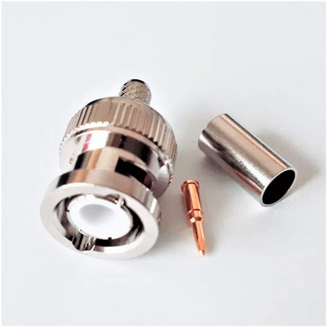BNC M Plug Crimp RG LMR RFShop Australia