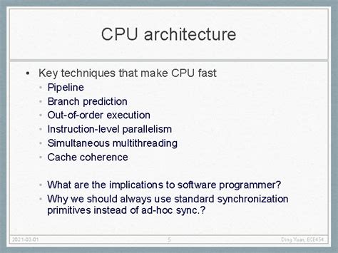 Ece 454 Computer Systems Programming Final Review Ding