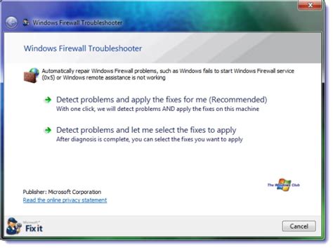 how to fix firewall not working on windows computer