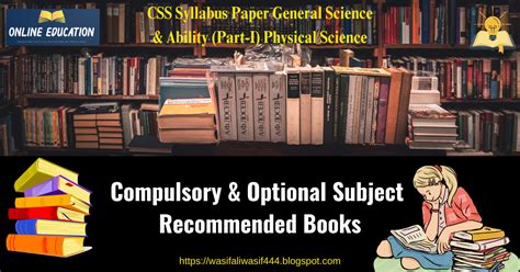 css exam compulsory and optional subject recommended books and css