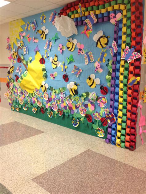 Our Wall For Several Spring Units To Create A Spring Wall Display Spring Classroom Decorations