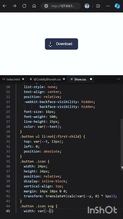 Micro Css Download Buttonanimationcodingwebdevelopmentfrontendhtml