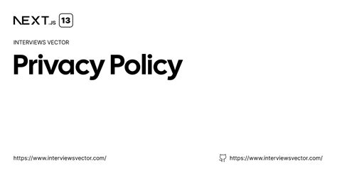 Privacy Policy Interviews Vector