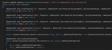 How To Autogenerate C Class Using Json Or Json Schema Thecodebuzz