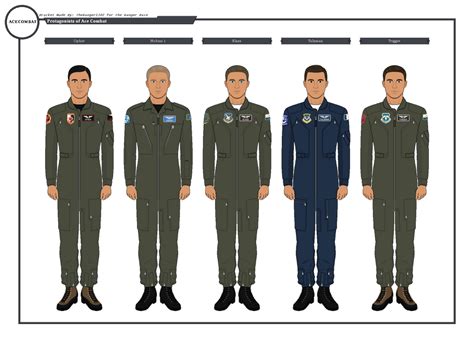 Protagonists Of Ace Combat By Danielrodri On Deviantart