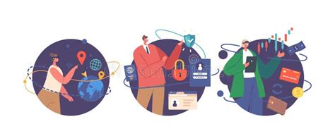 Data Management Mobile App Page Onboard Screen Template Augmented Reality Business Technology