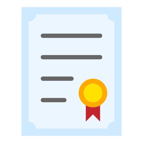 졸업 증서 아이콘 Generic Color Fill Freepik