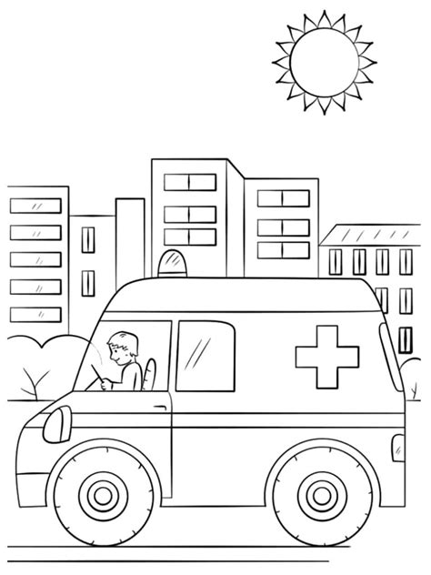 Розмальовки Швидка допомога