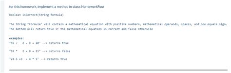 Solved WRITE JAVA PROGRAM THE USER INSERTs THE EQUATION I Chegg Com