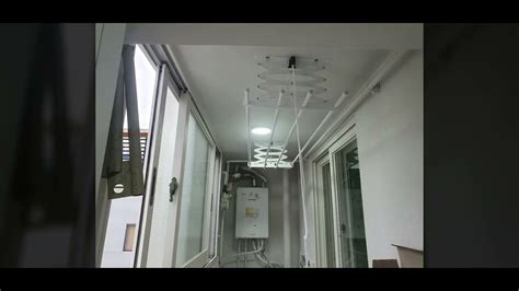 빨래건조대 반자동핸들식 빨래건조대 리모컨 전동자동빨래건조대 ~ 정관행복주택 빨래건조대 설치시공 드레스룸행거 시스템행거 홍반장홈케어 Youtube