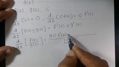 Continuity Derivative Of Complex Function Youtube