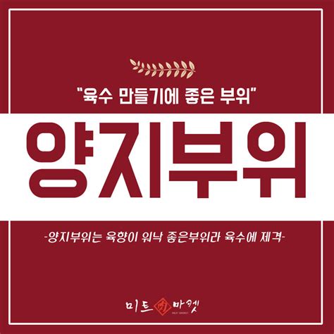 미트마켓 육수만들기에 좋고 장조림 만들기에도 좋은 [양지]를 아시나요 양지살 소양지