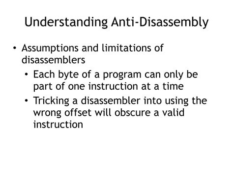 Practical Malware Analysis Ch 15 Anti Disassembly Pdf Programming