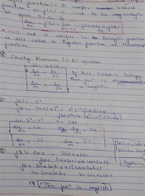 analytical function lecture notes from resonance kota matheamtics