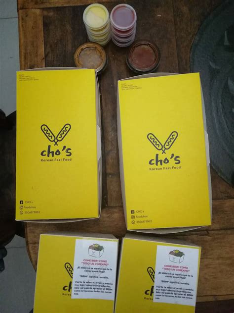 Carta De Cho´s Korean Fast Food Galerias Bogotá