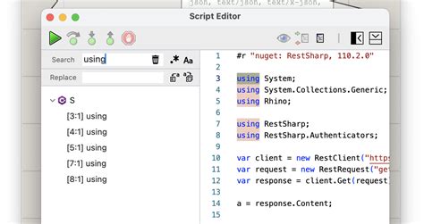 Rhino Script Component
