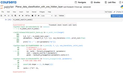 Course 1 Week 3 Assignment Issue Neural Networks And Deep Learning
