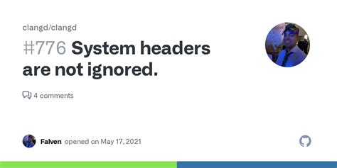 System Headers Are Not Ignored · Issue 776 · Clangdclangd · Github