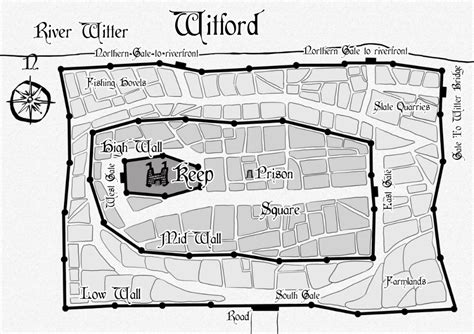 Simple City Map For Cartography Enthusiasts