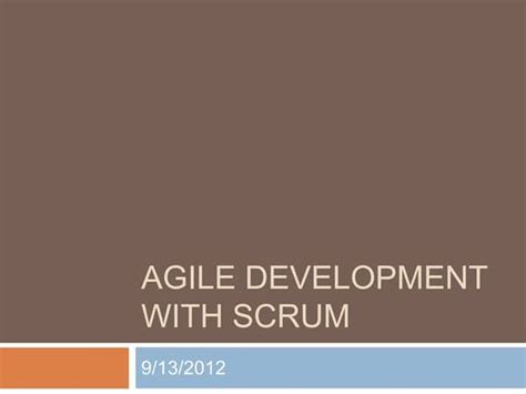 What Is Agile Scrum Ppt Technology And Computing