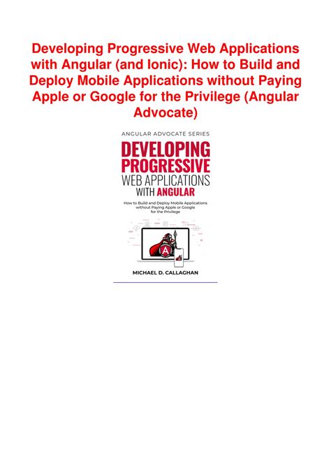 Ppt Book ️ Read ️ Developing Progressive Web Applications With