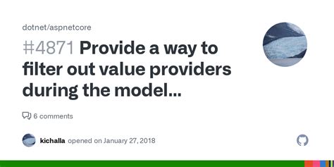provide a way to filter out value providers during the model binding
