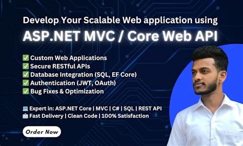 Build Asp Dot Net Mvc And Core Web Api Web Applications By Mcoder99