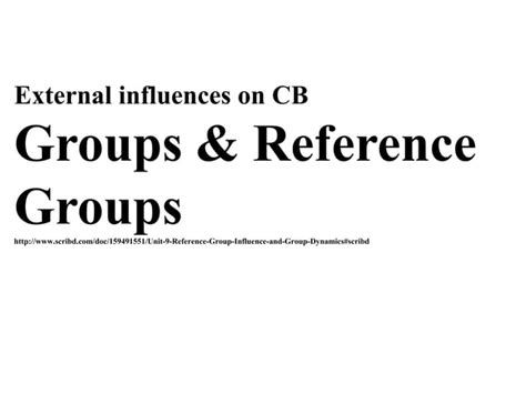 Consumer Behaviour Module PPTX