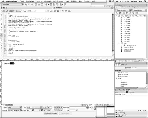Css Kochbuch Css Mit Adobe Dreamweaver Data2type Gmbh