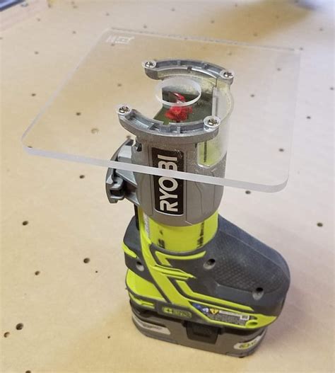 Acrylic Base For Ryobi Router One Cordless P Trim Router Etsy