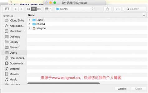 从零开始学习javafx 18 控件篇之file chooser wing的小站