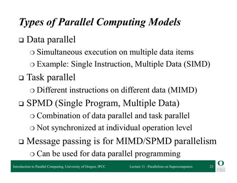 Parallelism On Supercomputers And The Message Passing Interface Mpi