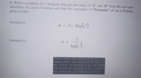Solved Write A Complete C Program That Gets The Value Chegg