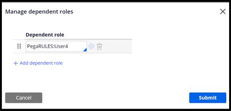Roles Dependency Hierarchy Pega Academy