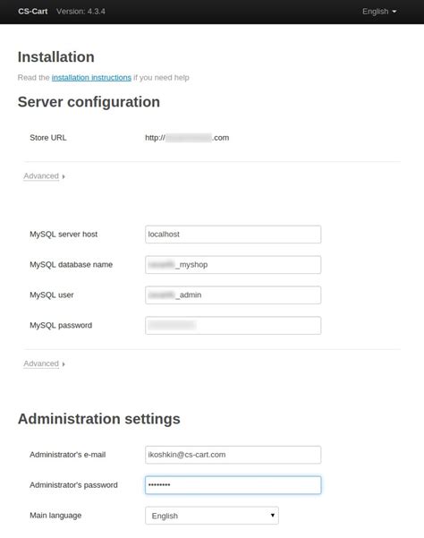 how to install cs cart on a server with nginx and nix os — cs cart 4