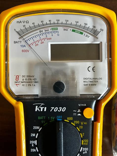 Kt7030 Ac Dc Analog Multimeter Tester Digital Analog Multimeter Teste Aukro