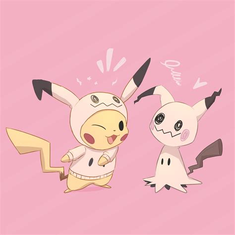 Artstation Mimikyu And Pikachu