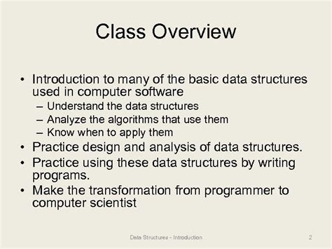 Cse 326 Data Structures Introduction Data Structures
