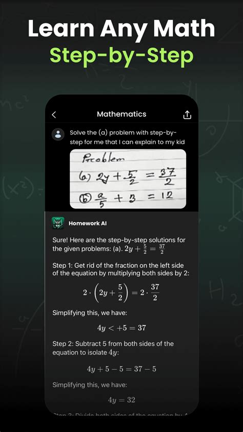 Math Solver Homework Ai Tutor Per Iphone Download