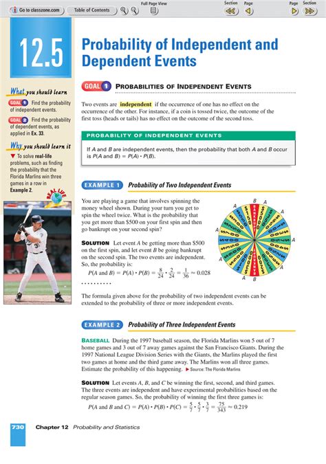 Probability Of Independent And Dependent Events